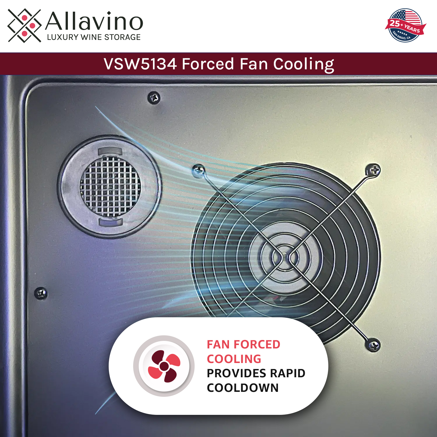Allavino VSW5134S-1PRR 51 Bottle Single Zone Right Hinge Panel Ready ...