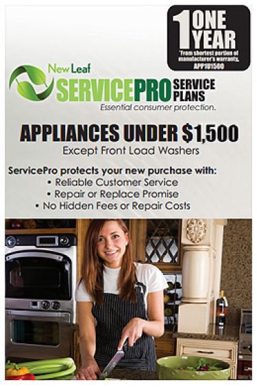 New Leaf ServicePro 1 Year Extended Warranty - Under 1500 ...