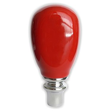 Red Ceramic Beer Faucet Keg Tap Handle | BeverageFactory.com